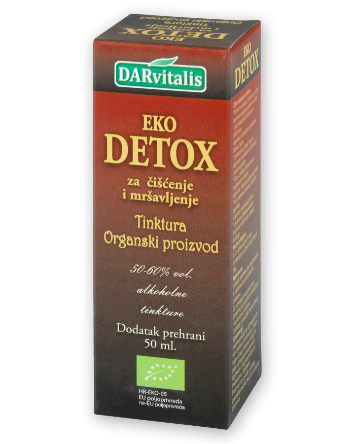 Eko tinktura Detox - 50ml - dodatak prehrani